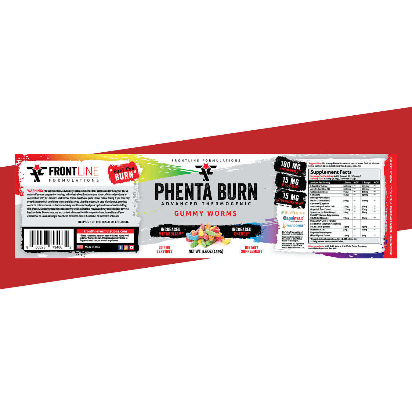 Phenta Burn Stack — Front Line Formulations