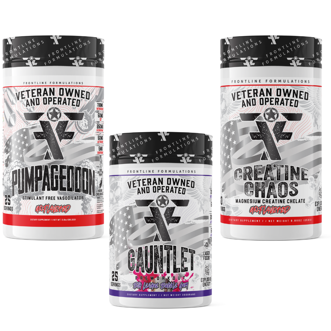 Pumpageddon Gauntlet Creatine Chaos Stack — Front Line Formulations